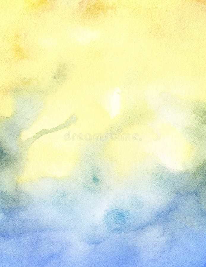 Fundo Colorido Claro Da Aquarela, Abstrato Ilustração Stock ...