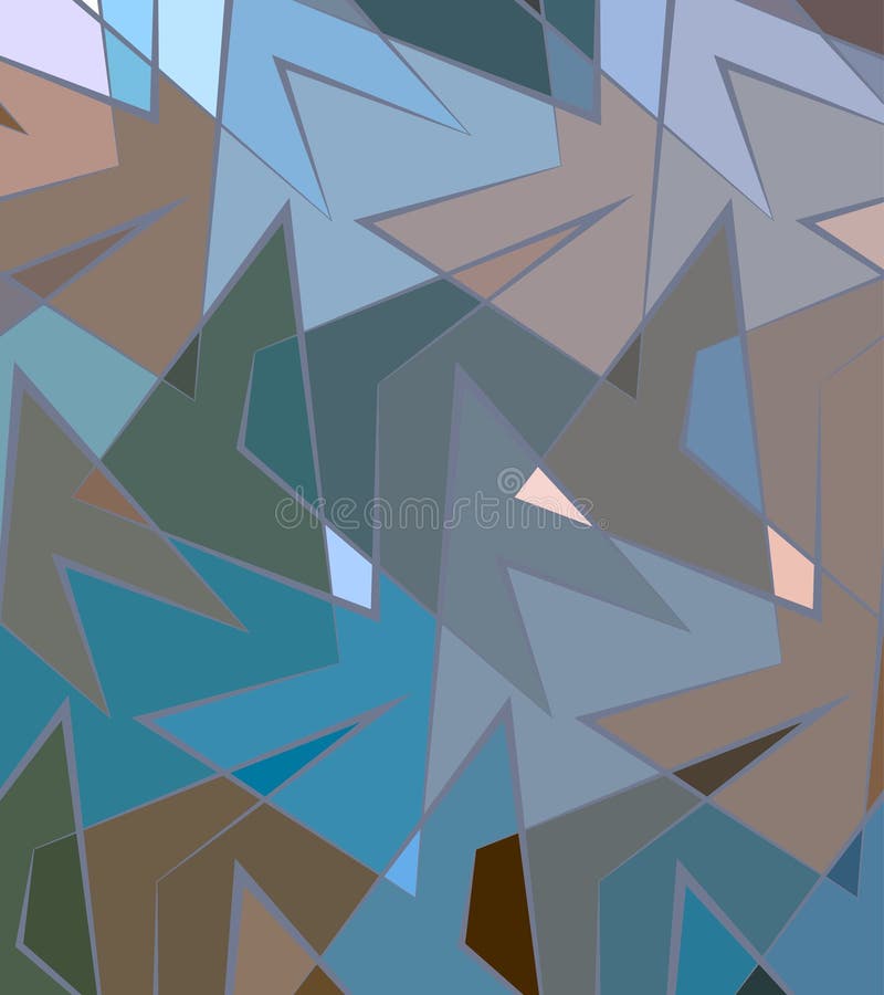 Fundo Colorido Do Vetor Abstrato De Linhas Quebradas Ilustração do ...