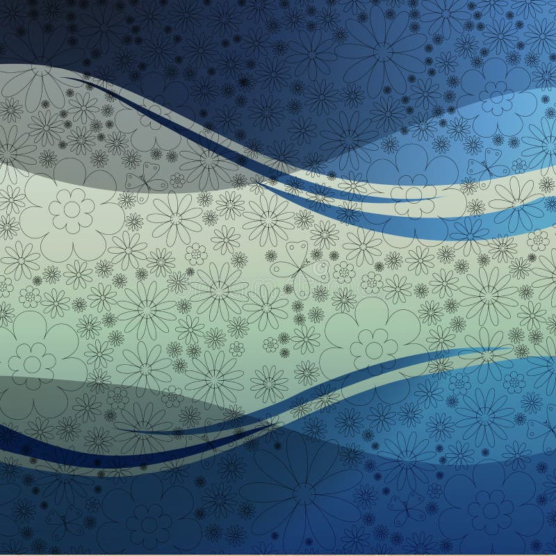 Fundo Com Uma Onda E Uma Cor Ilustração do Vetor - Ilustração de liso ...