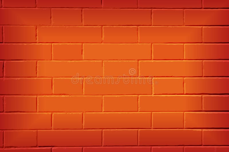 Fundo Sem Emenda Parede De Tijolo Realística Ilustração Do Vetor
