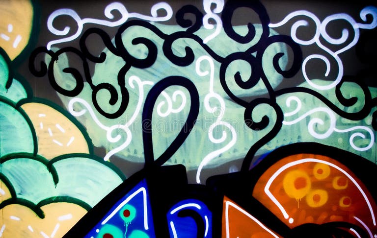 Fundo Da Parede Dos Grafittis Foto de Stock - Imagem de velho, abandono ...