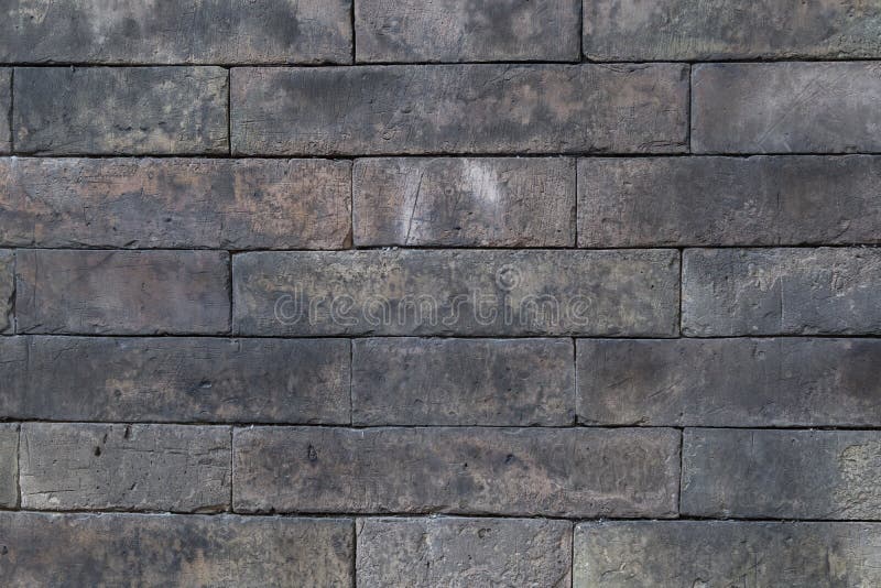 Fundo Da Textura Cinzenta Envelhecida Da Parede De Tijolo Da Cor Imagem
