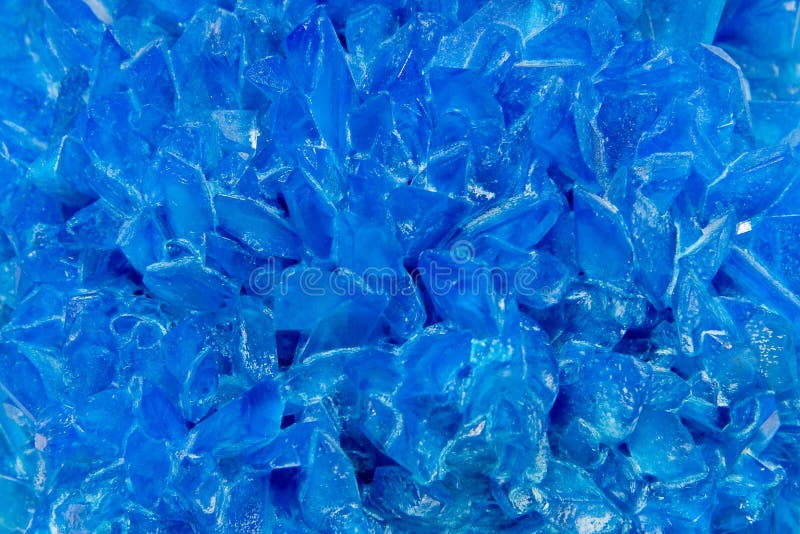 Fundo de cristal azul foto de stock. Imagem de mineral - 12577070