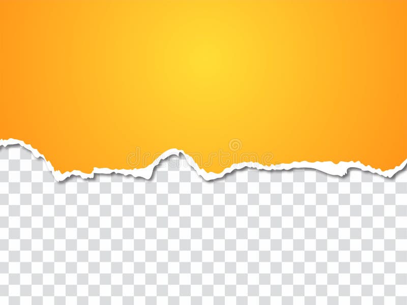 Fundo De Efeito De Papel Rasgado Com Cor Amarela Ilustração do Vetor ...