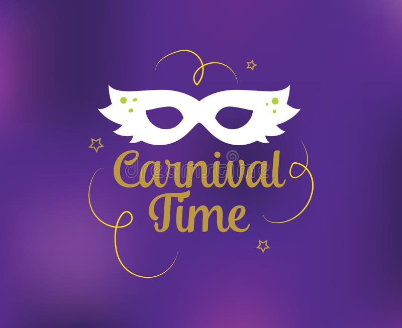 Fundo De Mardi Gras Com Tipografia Ilustração do Vetor - Ilustração de ...