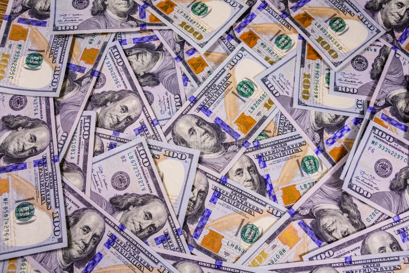 Fundo De Muitas Cem C?dulas Americanas Do D?lar Imagem de Stock - Imagem de verde, conceito ...
