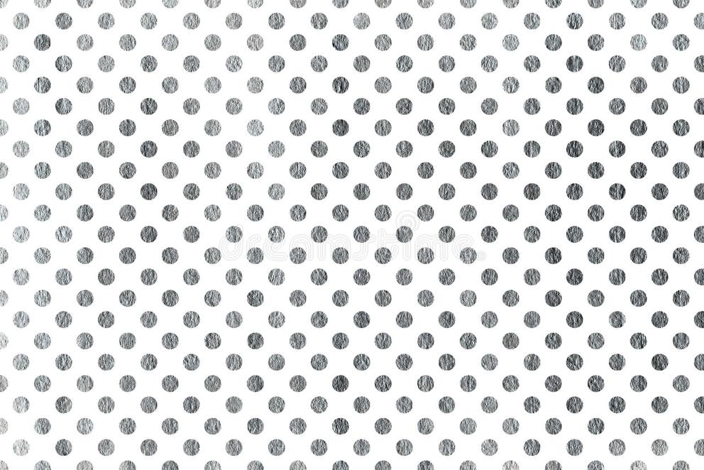 Fundo De Prata Do às Bolinhas Ilustração Stock - Ilustração de metal ...