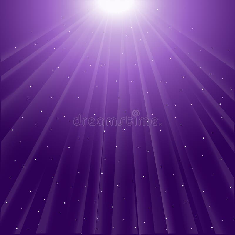 Fundo De Raios Luminosos Roxos Ilustração Stock - Ilustração de ...