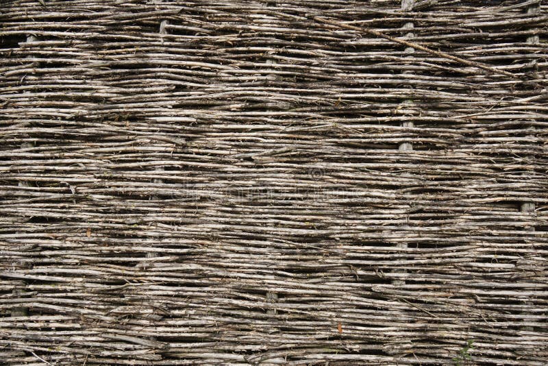 Fundo de vime da cerca imagem de stock. Imagem de torcido - 33311685