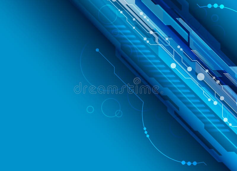 Fundo digital azul ilustração do vetor. Ilustração de transferência ...