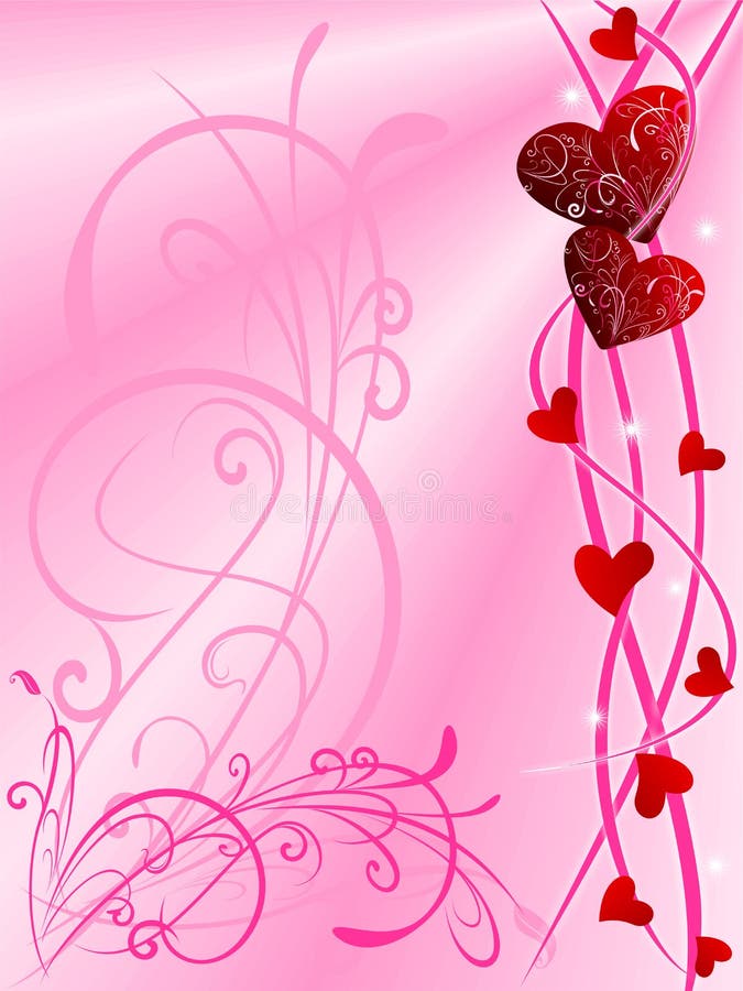Fundo do amor ilustração do vetor. Ilustração de vetor - 6042146