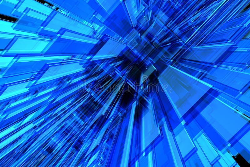 Fundo do azul 3D ilustração stock. Ilustração de conceito - 8633639