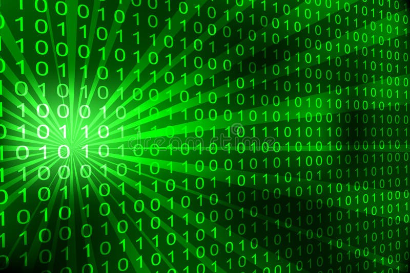 Fundo do código binário ilustração do vetor. Ilustração de dados - 15118411
