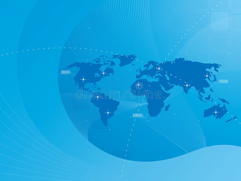 Fundo do mapa de mundo ilustração do vetor. Ilustração de mundo - 3175167