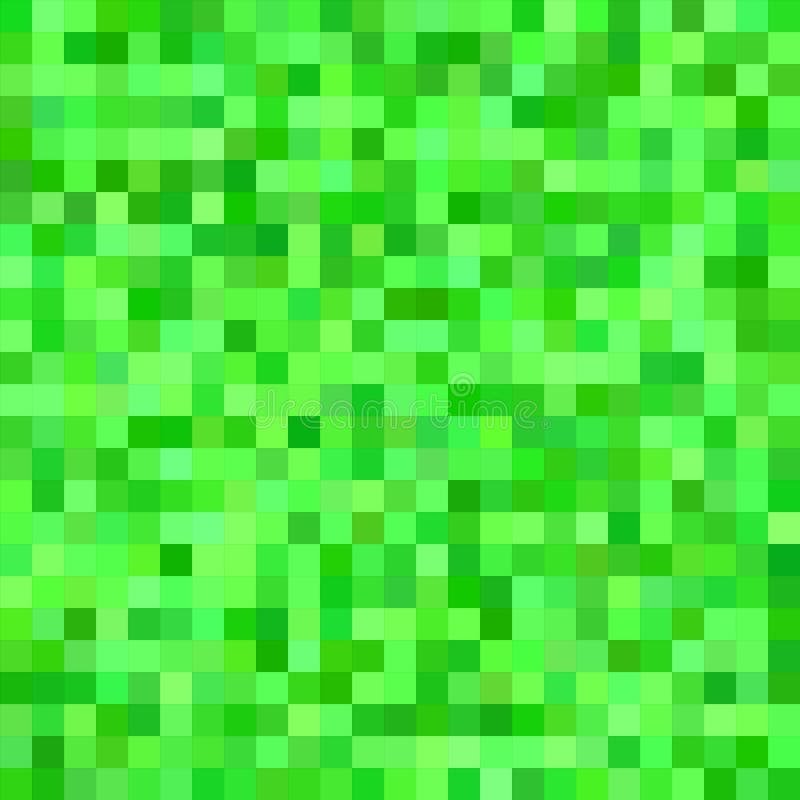 Fundo Do Vetor Do Mosaico Do Quadrado Da Cor Verde Ilustração do Vetor ...