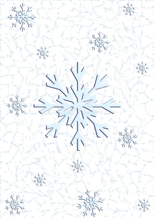 Fundo dos flocos de neve ilustração stock. Ilustração de sazonal - 1121272