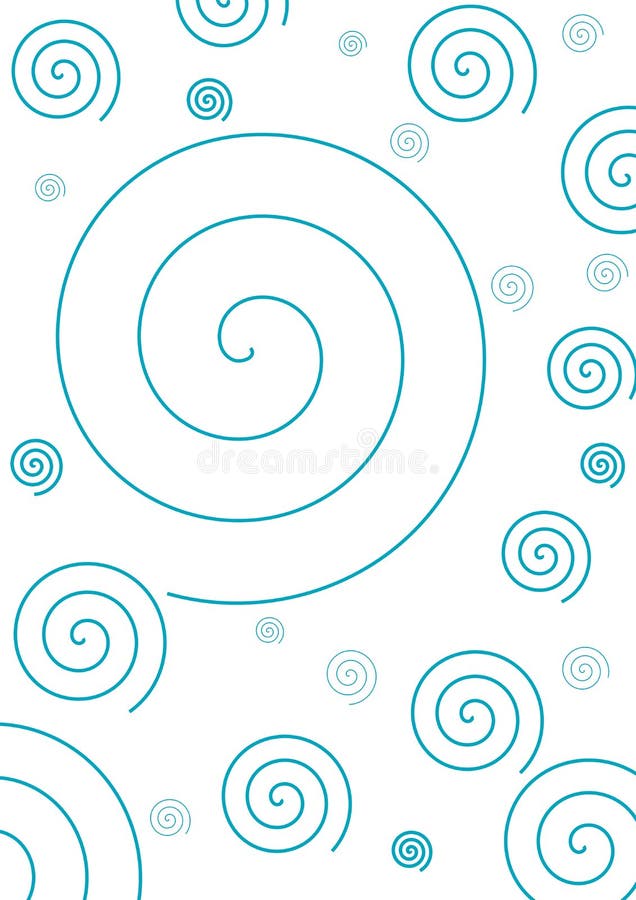 Fundo espiral azul simples ilustração do vetor. Ilustração de azul ...