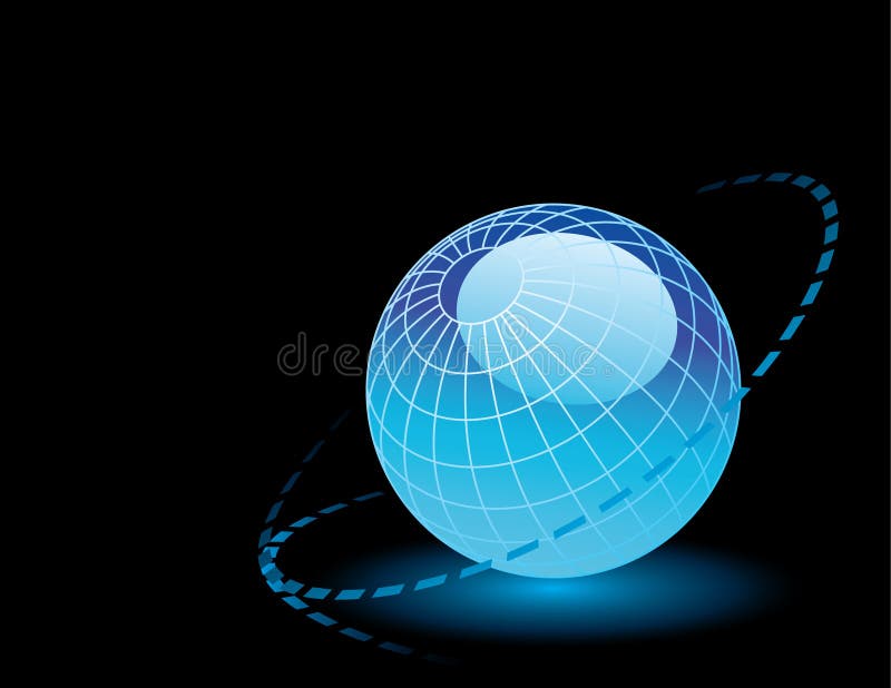 Fundo global ilustração do vetor. Ilustração de grade - 6362922