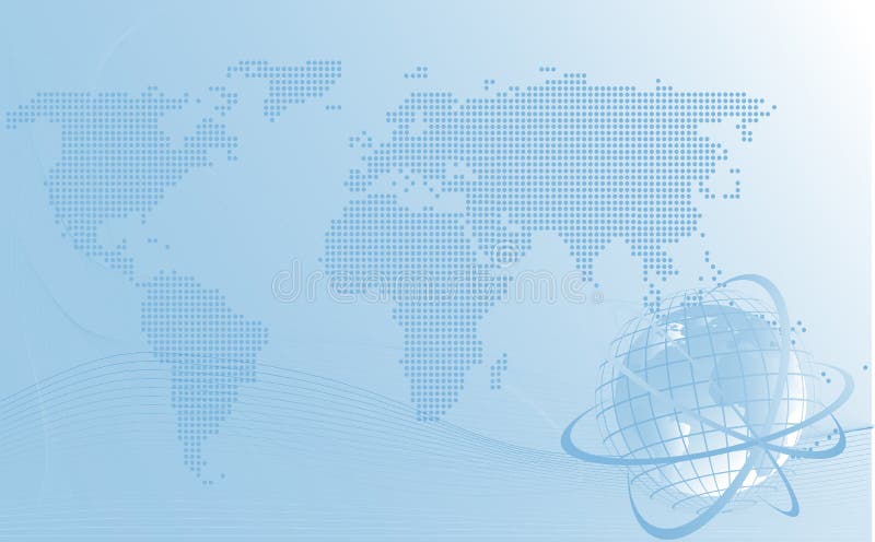 Fundo global do projeto ilustração do vetor. Ilustração de vetor - 6137378