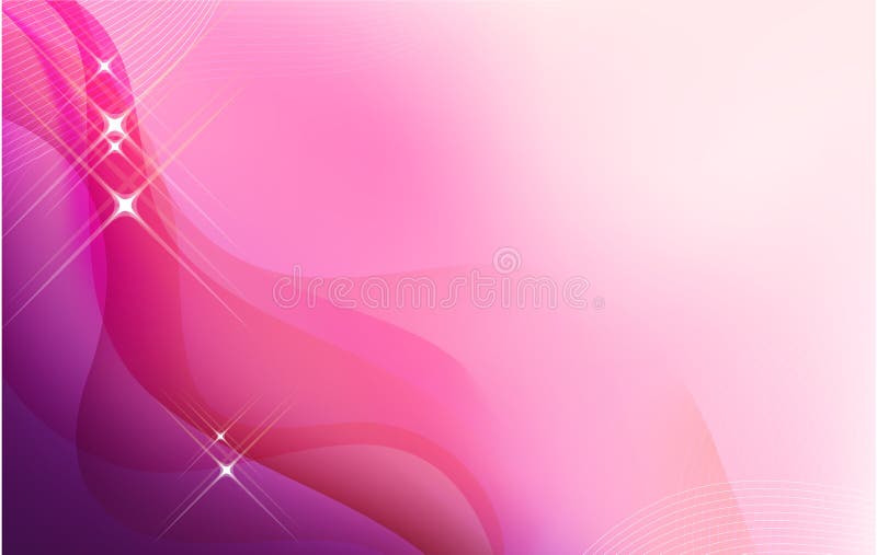 Fundo Moderno Na Cor-de-rosa Ilustração Stock - Ilustração de curva ...