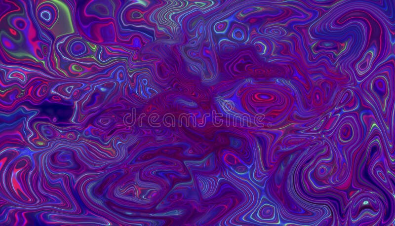 Fundo Roxo Abstrato Com Linhas Neon Multicoloridas Ilustração Stock ...