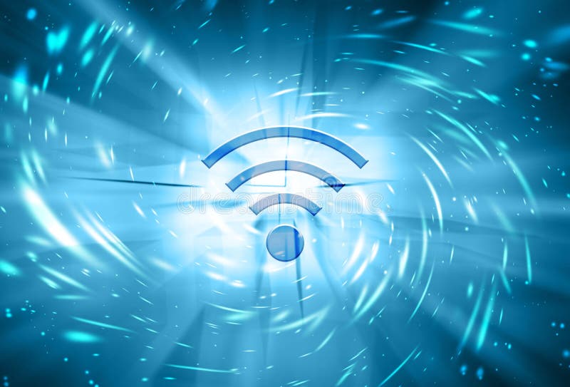 Fundo Sem Fio Abstrato Do Símbolo Ilustração Stock - Ilustração de ...