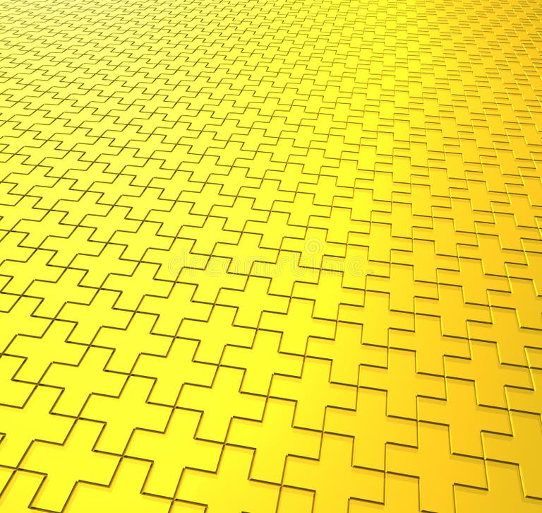 Fundo de cruz dourada ilustração stock. Ilustração de mosaico - 12370666