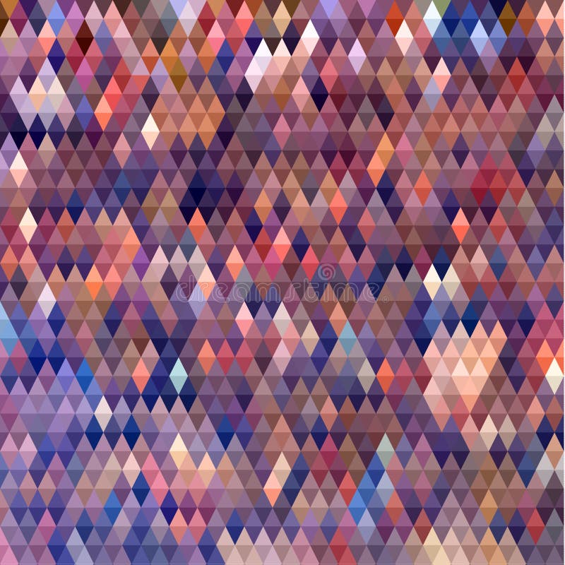 Fundo Triangular Colorido Com Efeito Pixelated Ilustração do Vetor ...