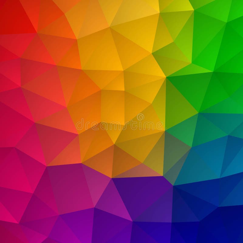 Fundo Triangular Colorido. Estilo Poligonal. Eps 10 Ilustração do Vetor ...
