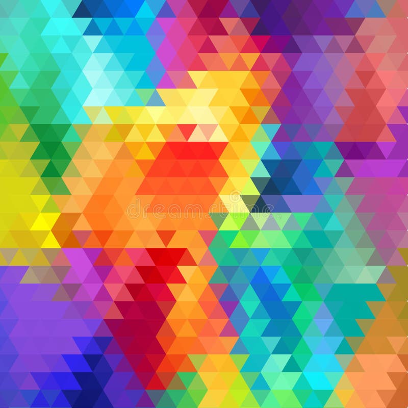 Fundo Triangular Colorido. Estilo Poligonal. Fundo Mosaico. Eps 10 ...