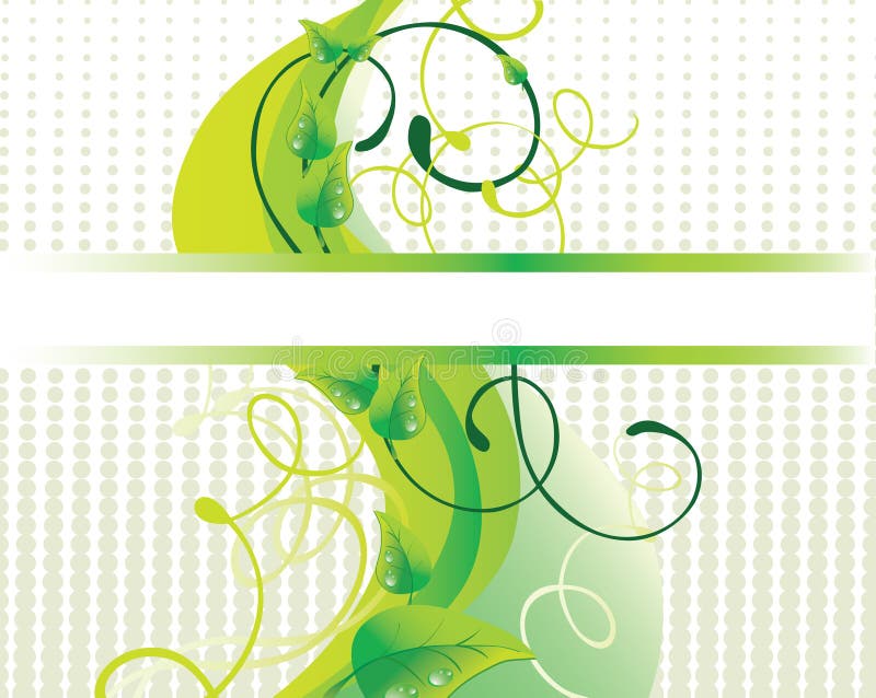 Fundo verde bonito ilustração stock. Ilustração de beleza - 12687991