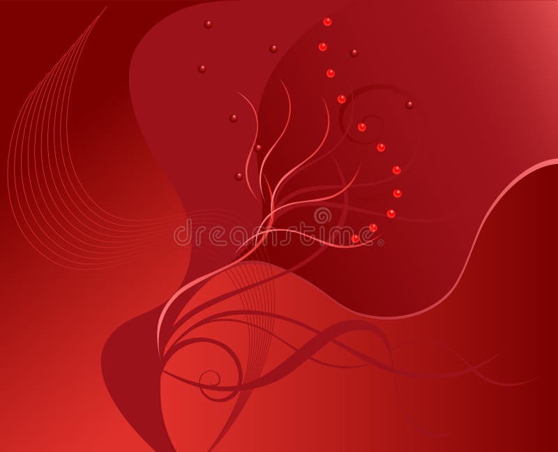 Fundo vermelho ilustração do vetor. Ilustração de bonito - 4644791