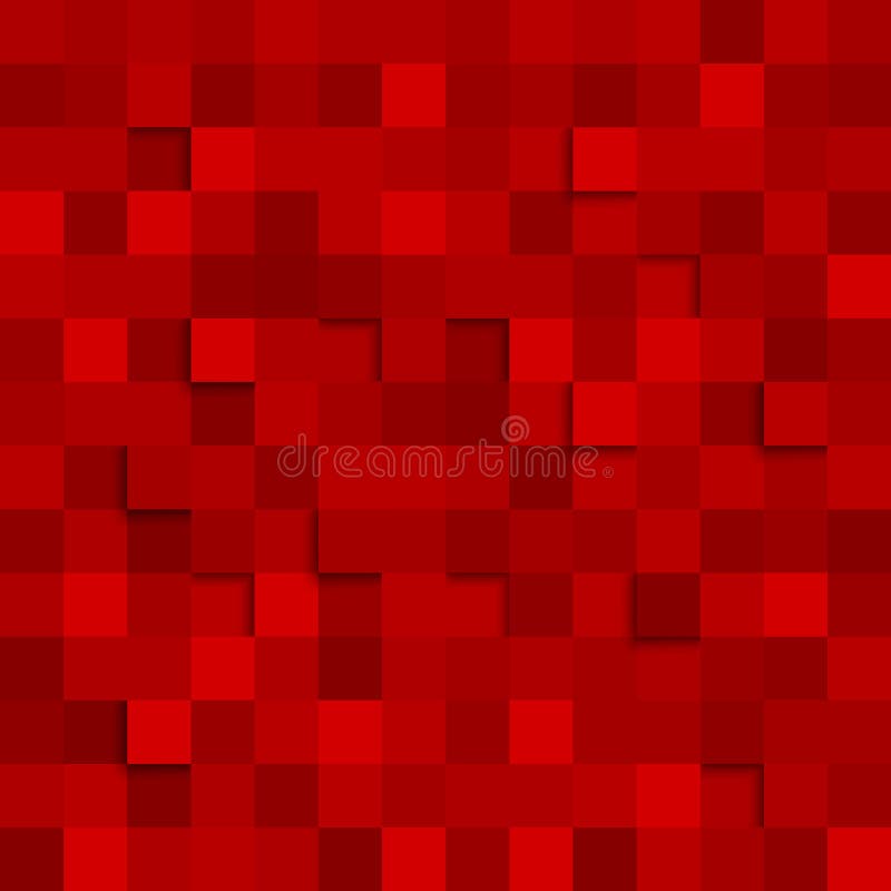 Fundo Vermelho Quadrado Abstrato Ilustração do Vetor - Ilustração de ...