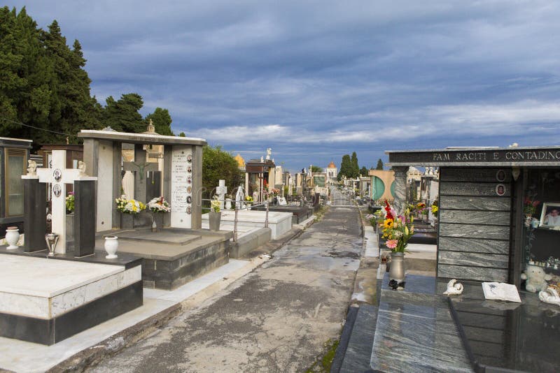 Funeral Architecture from Catania Graveyard Editorial Stock Image ...