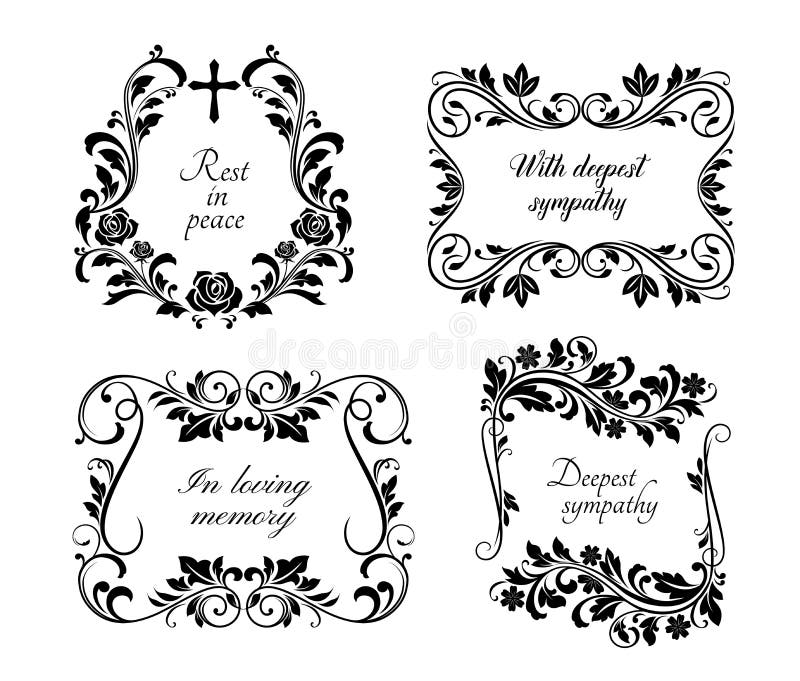 Obituary Borders Stock Illustrations – 41 Obituary Borders Stock ...