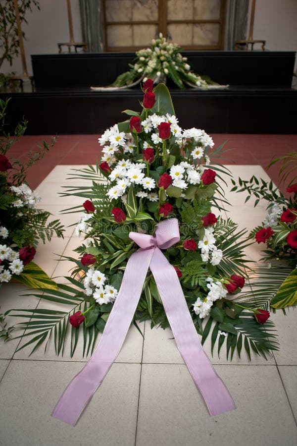 Funeral flowers stock photo. Image of crematorium, funeral - 37419776