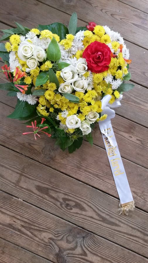 Funeral flowers stock image. Image of flowers, single - 55517303