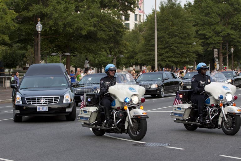 Funeral Procession for Senator Kennedy Editorial Image - Image of ...