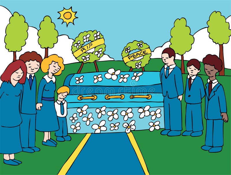 Funeral Clipart One Mourning Woman At A Funeral Comments Wood Print By