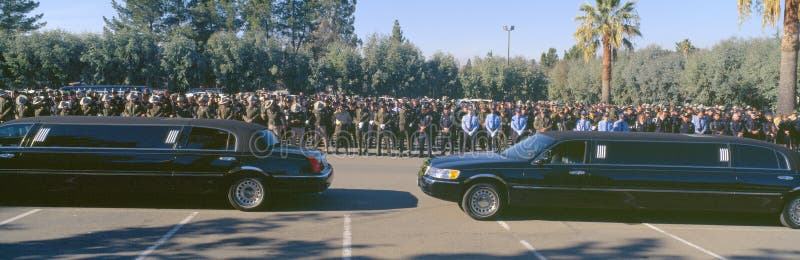 Police Officers at Funeral Ceremony, Editorial Image - Image of highway ...