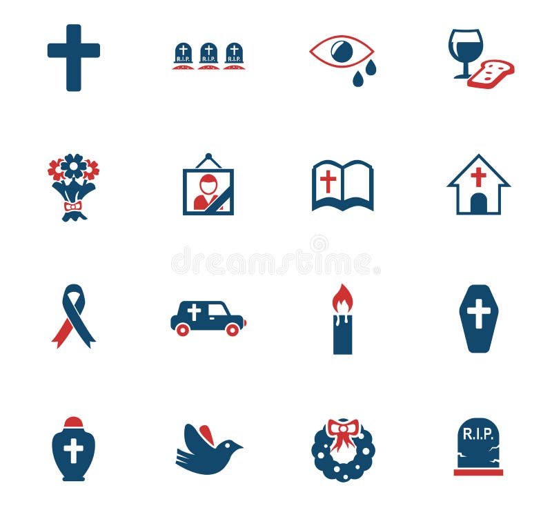Funeral Services Icon Set Stock Illustrations – 80 Funeral Services ...