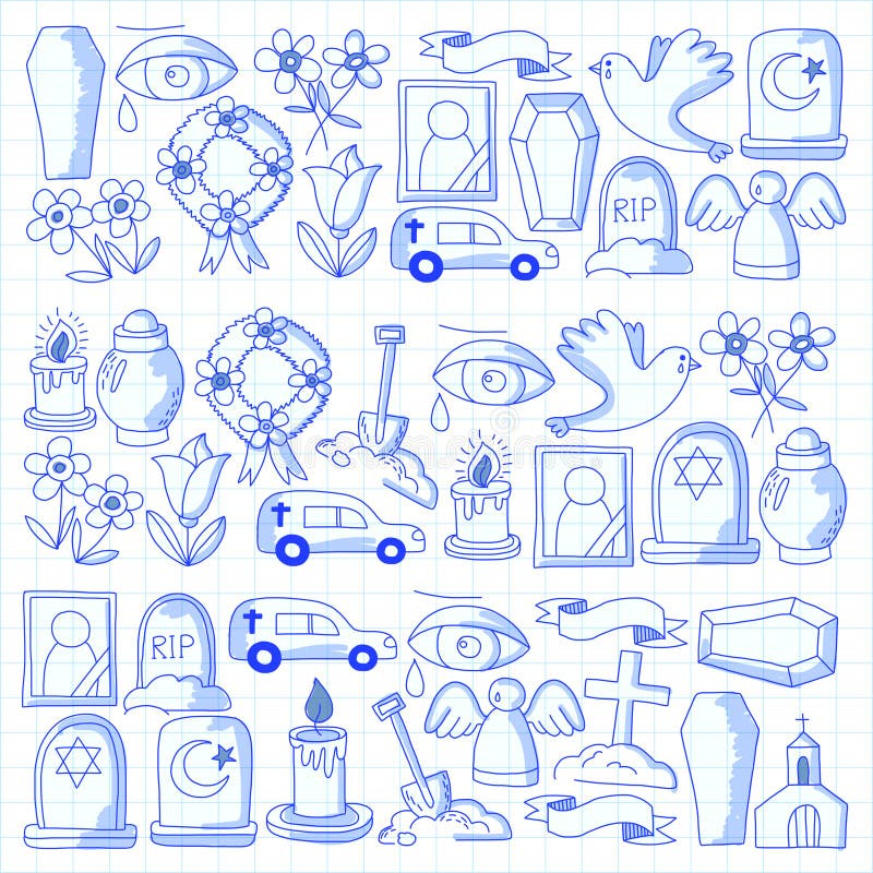 Funeral Doodle Stock Illustrations – 576 Funeral Doodle Stock ...