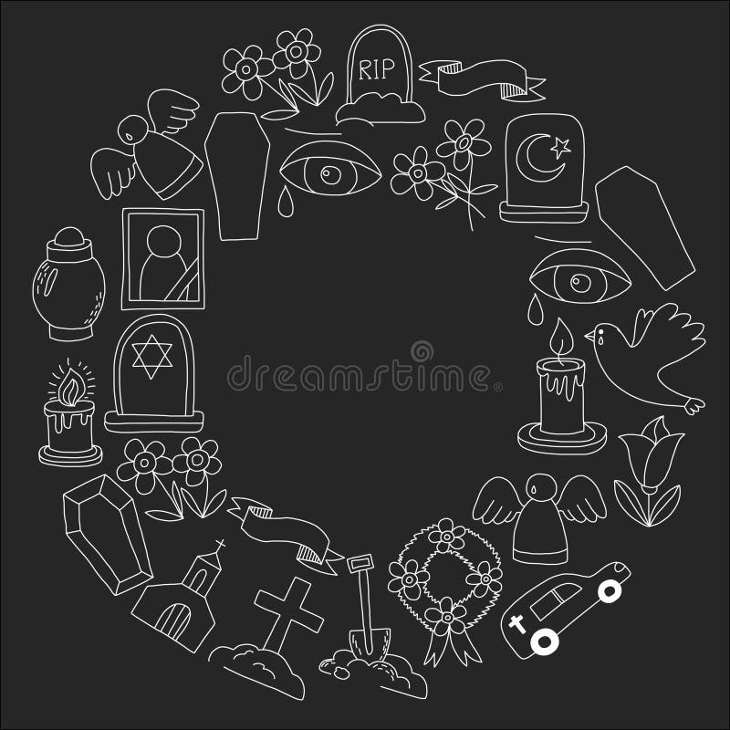 Funeral Doodle Stock Illustrations – 576 Funeral Doodle Stock ...