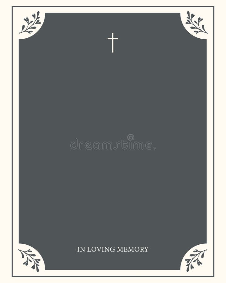 Funeral Business Card Background Stock Illustrations – 567 Funeral ...