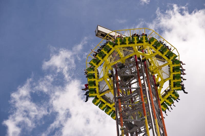 Funfair stock image. Image of fall, funfair, fear, amusement - 39010631