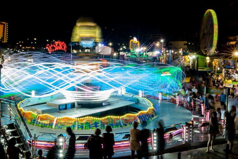 Funfair editorial stock photo. Image of entertainment - 53996113