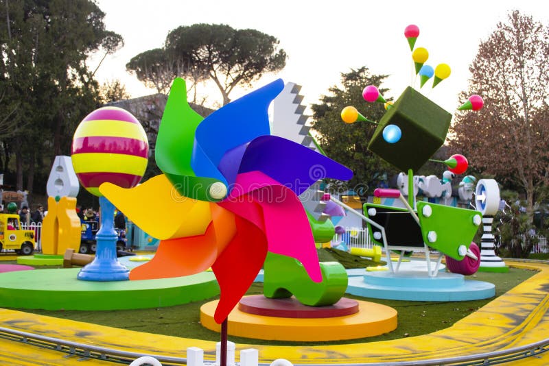 Funfair stock image. Image of blue, design, play, banksy - 87520093