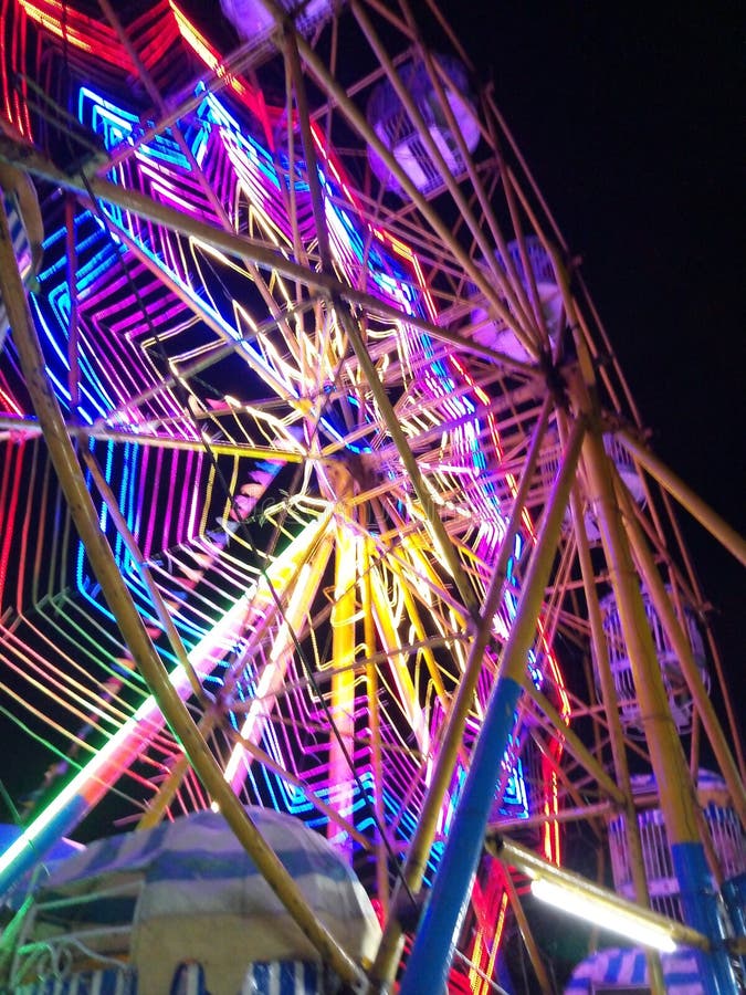 Funfair stock image. Image of funfair, circle, hollyday - 263731415