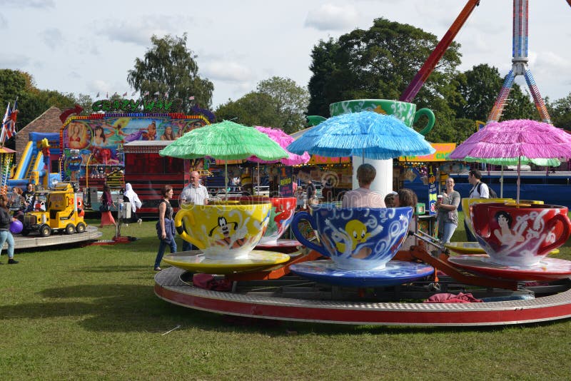 Funfair ride stock photo. Image of exciting, dynamic - 16624082