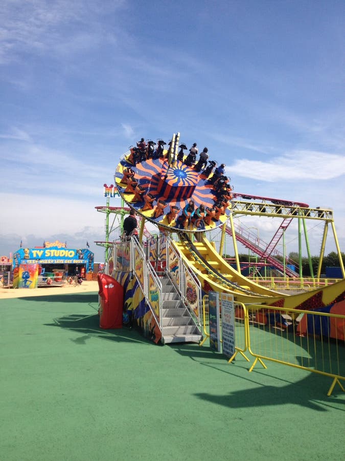 Funfair editorial photo. Image of shot, ride, funfair - 130663891
